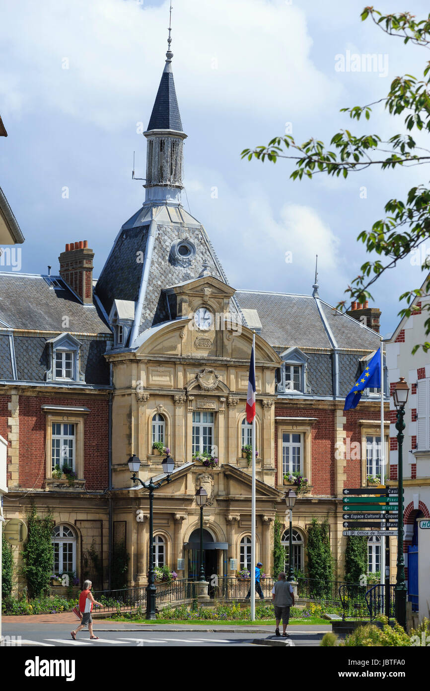 France, Calvados (14), Cabourg, la mairie // France, Calvados, Cabourg ...