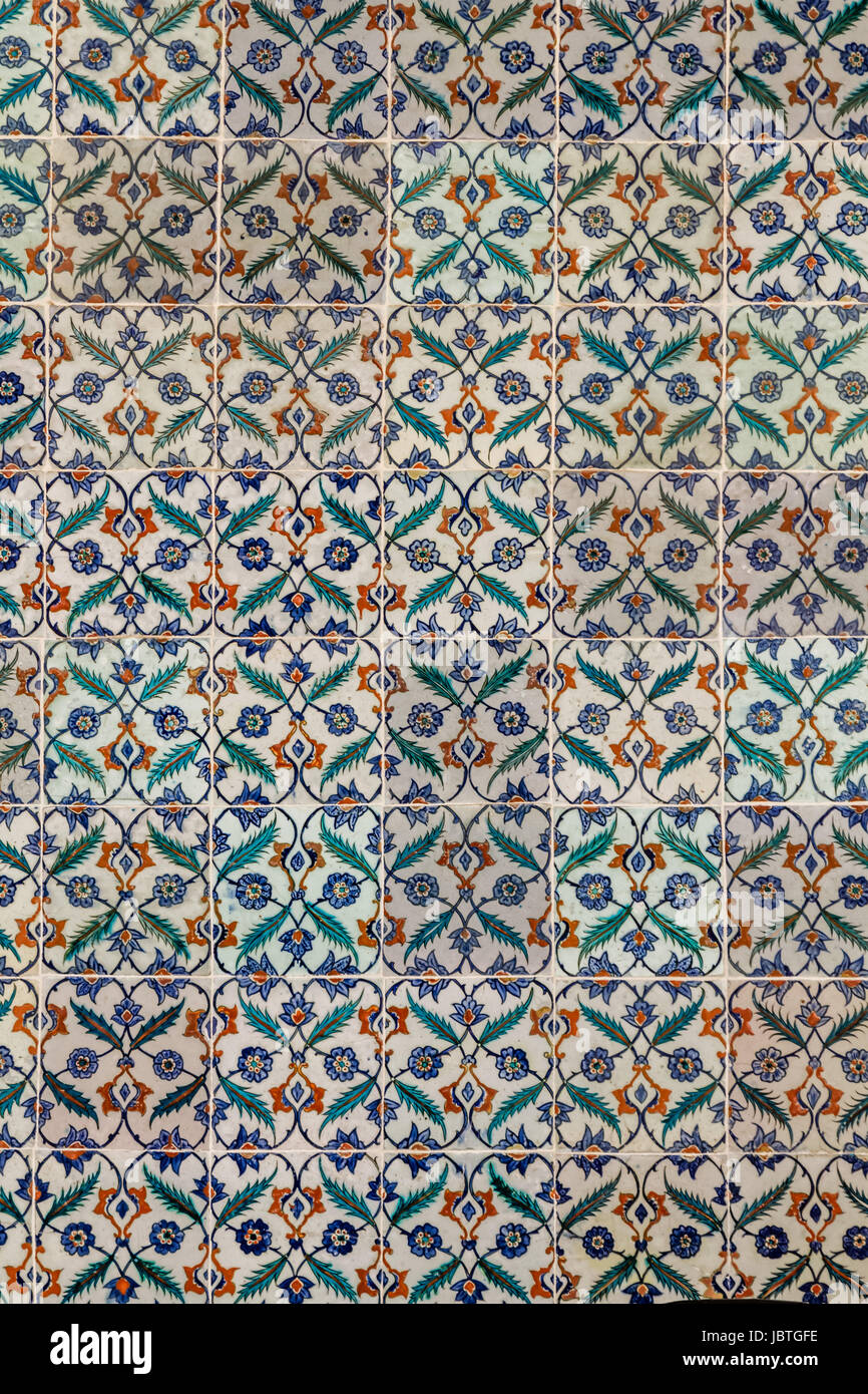 Ceramic Wall Tile Ottoman Turkey Turkish Islamic Art High Resolution ...