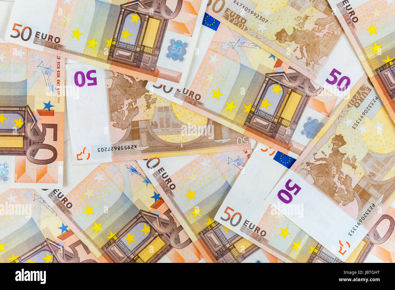 Seamless background made of 50 euro banknotes Stock Photo - Alamy