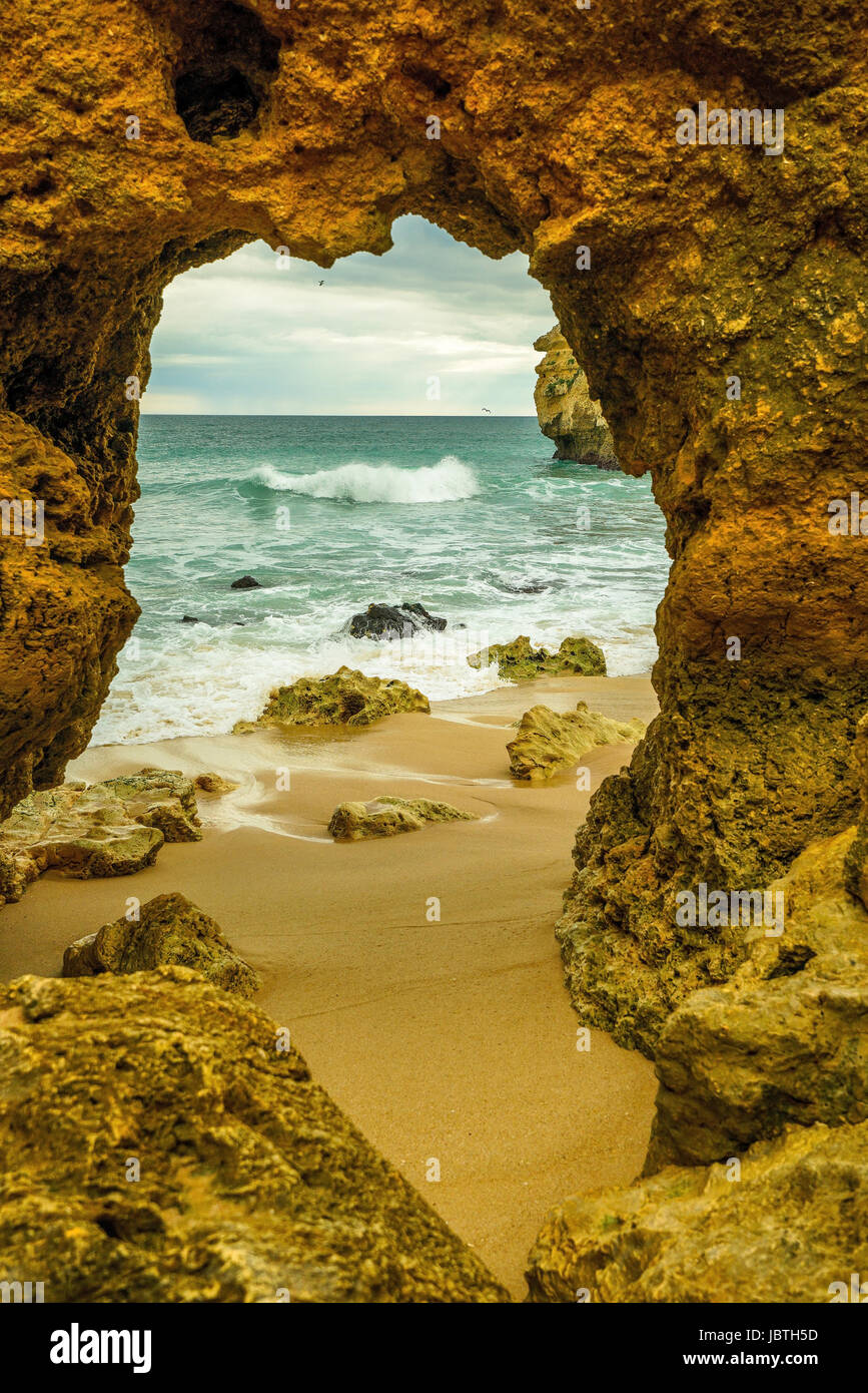 Portugal, Algarve, Praia de Sao Rafael, Albufeira Stock Photo - Alamy