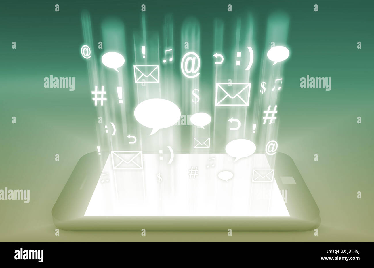 Social Media on Smartphone Platform as Concept Stock Photo - Alamy
