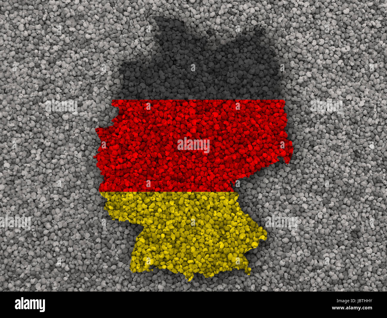Textured map germany in hi-res stock photography and images - Alamy