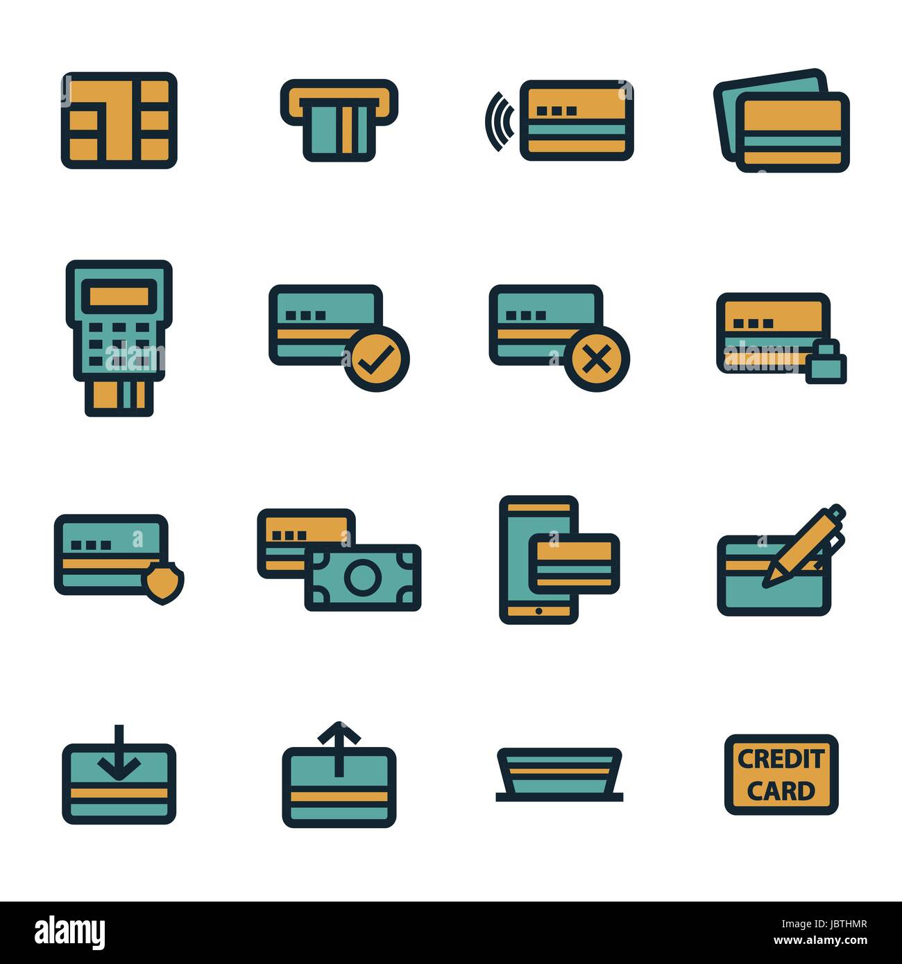 Vector flat credit card icons set on white background Stock Vector ... Vector flat credit card icons set on white background Stock Vector ...