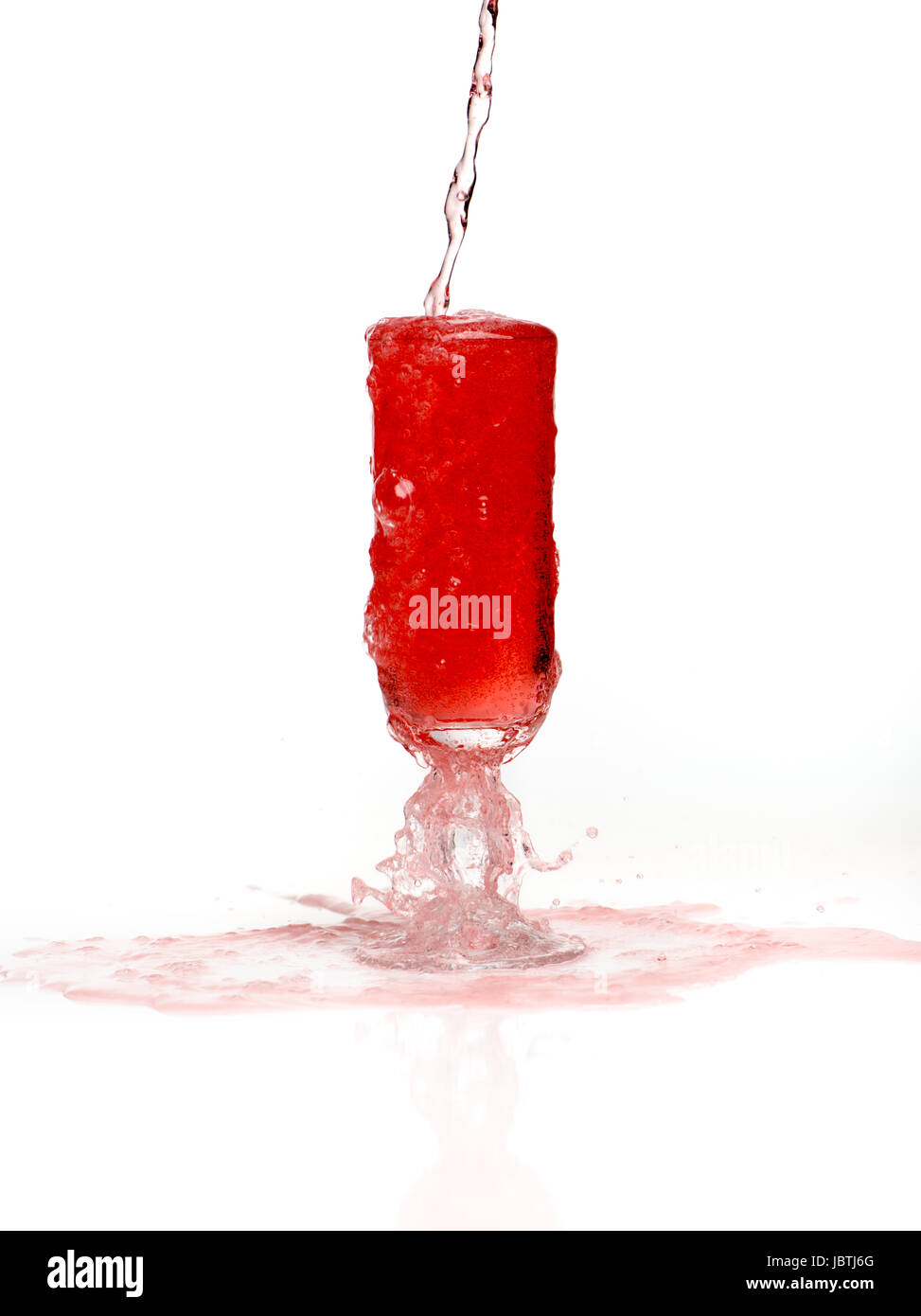 champagne runs over Stock Photo - Alamy