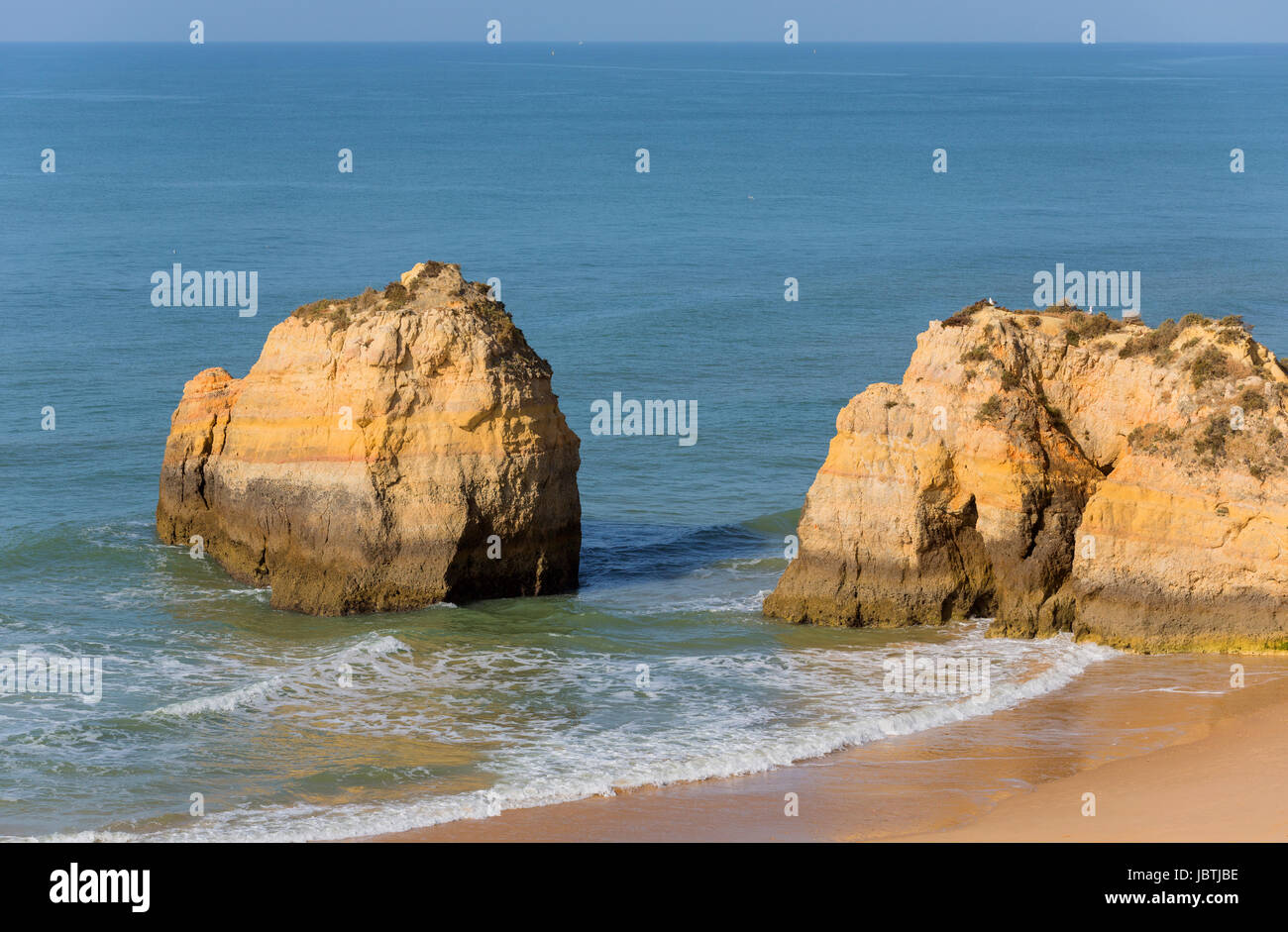 the famous beach of Praia da Rocha in Portimao. This beach is a part of ...