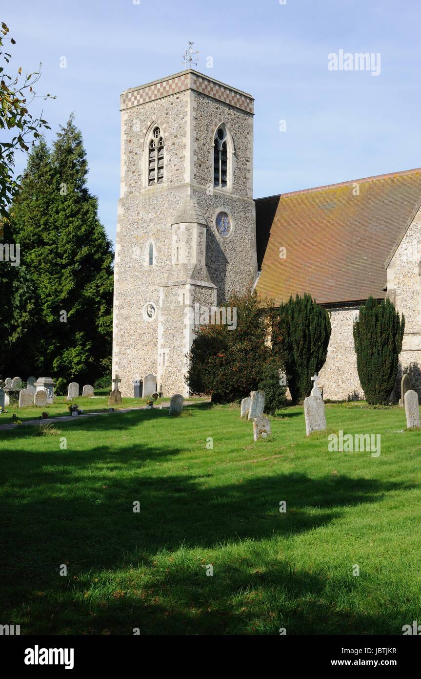 St Peters Church, Lilley, Hertfordshire, has a porch under the south ...