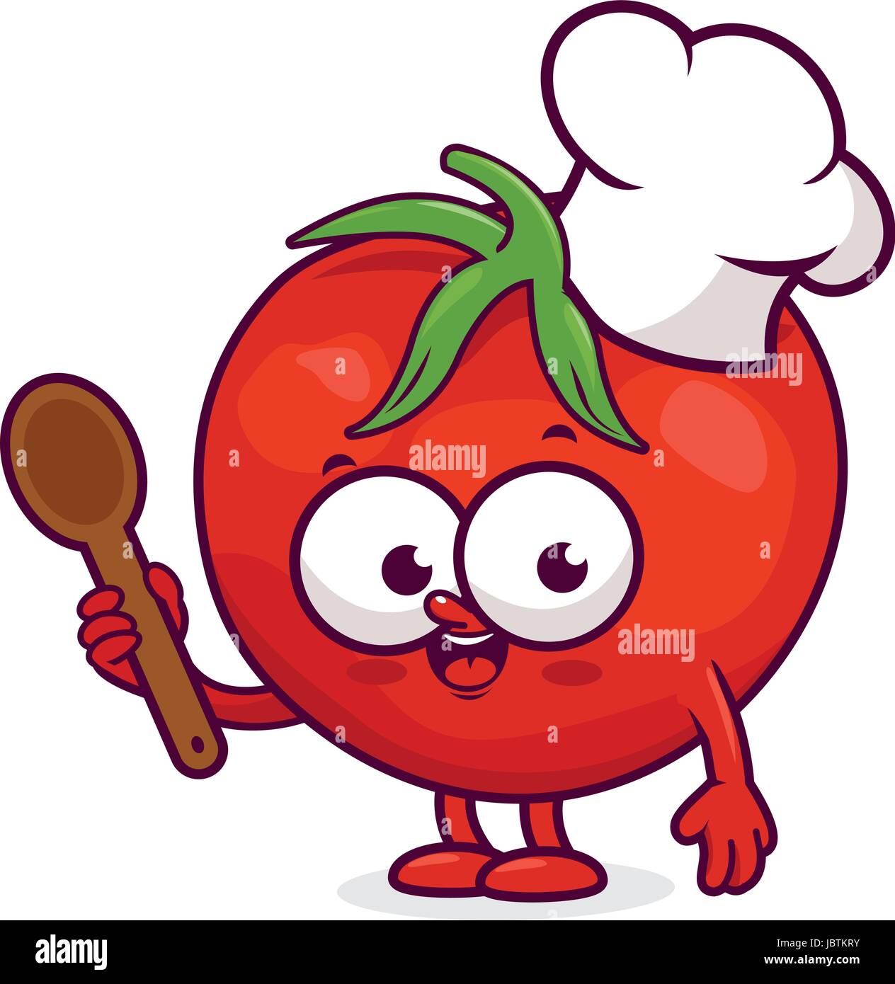 Spoon ketchup sauce Stock Vector Images - Alamy