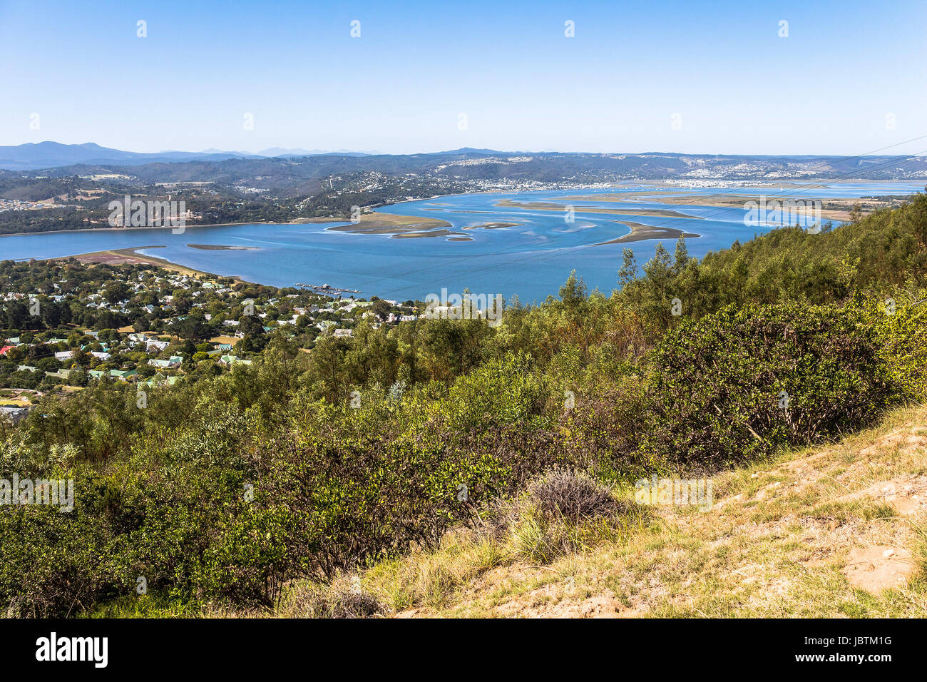View on Knysna region, Garden Route, South Africa Stock Photo - Alamy