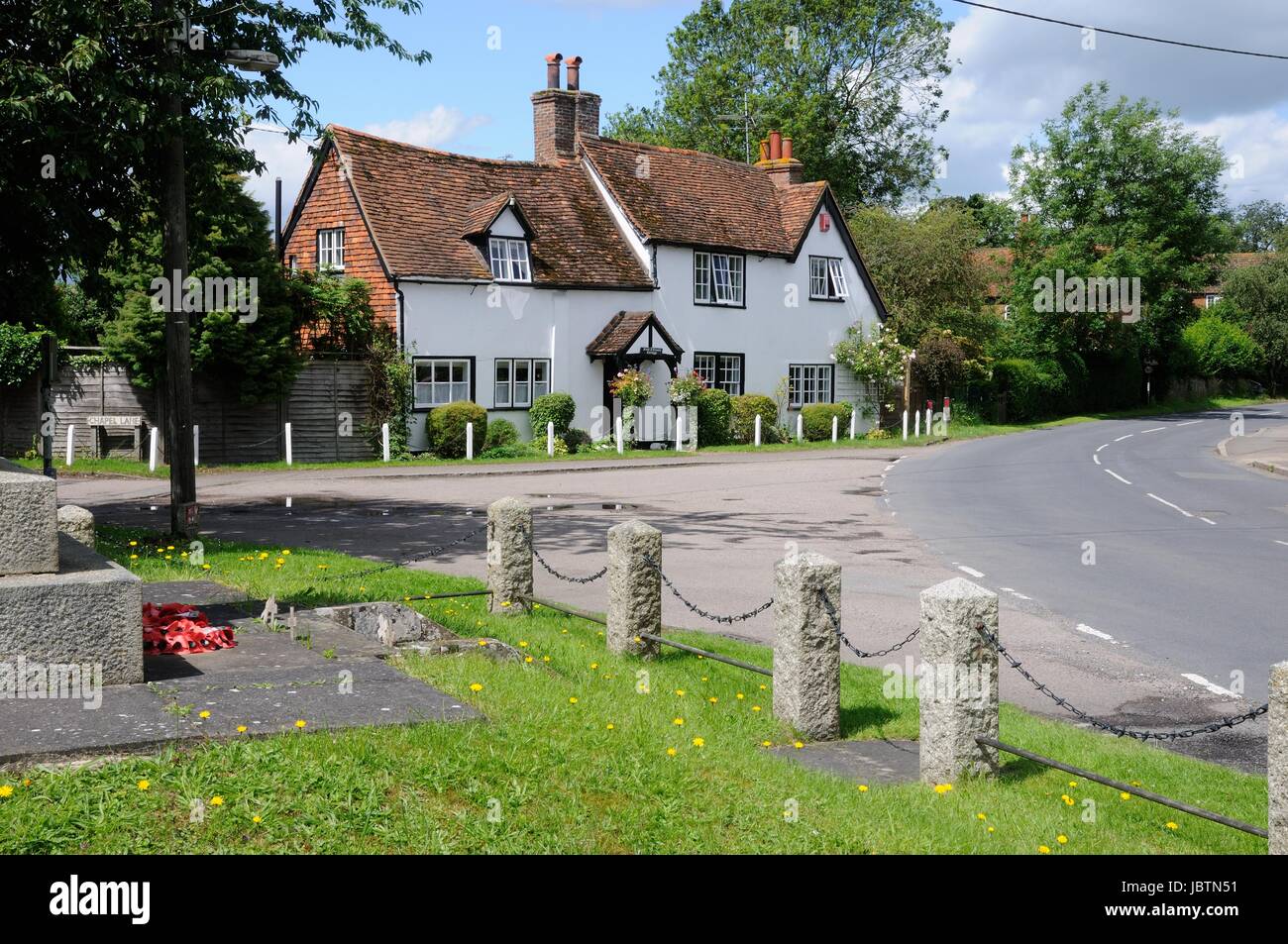 Rose & Crown Cottage, Long Marston, Hertfordshire Stock Photo - Alamy