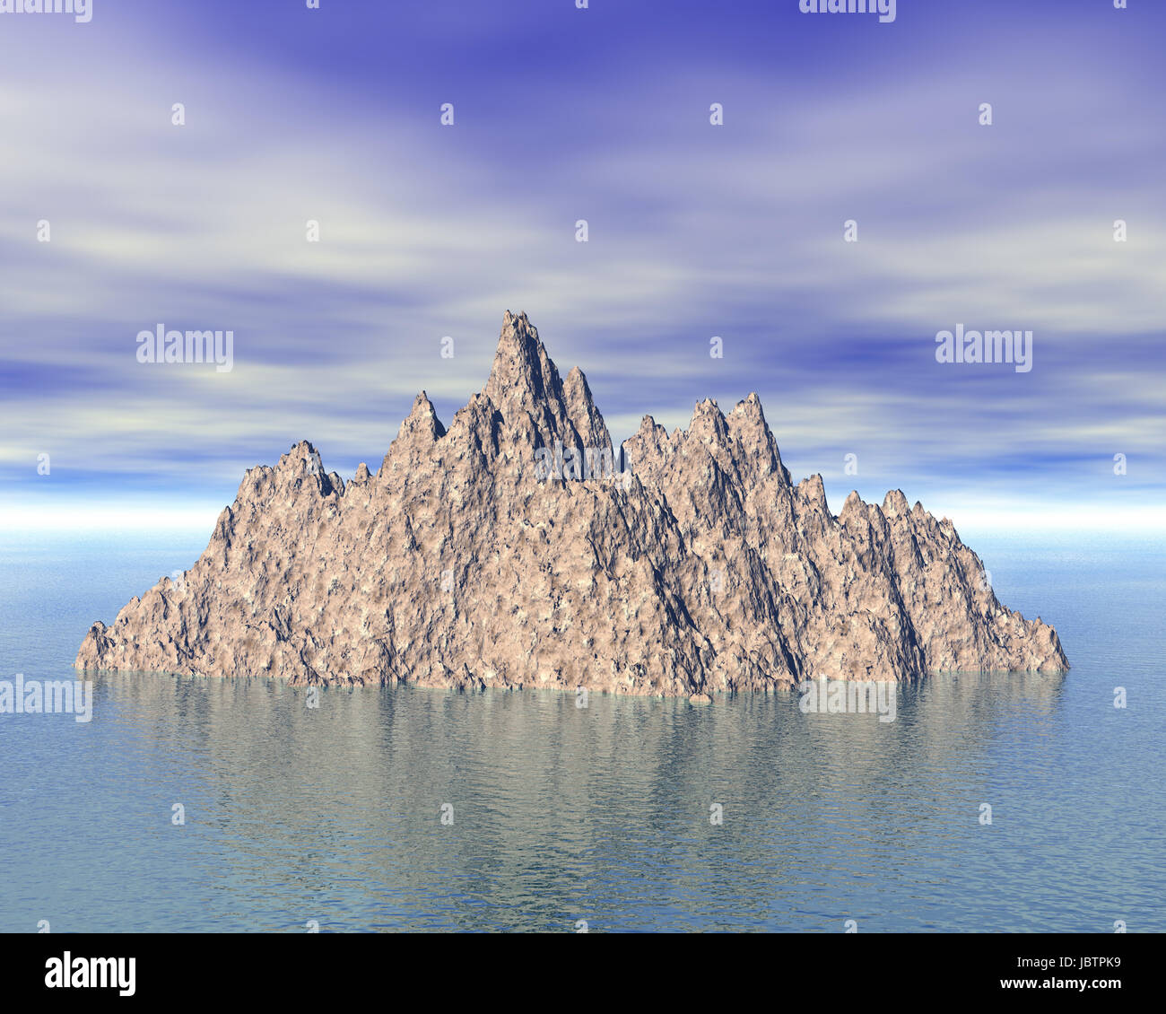 island in the sea Stock Photo - Alamy