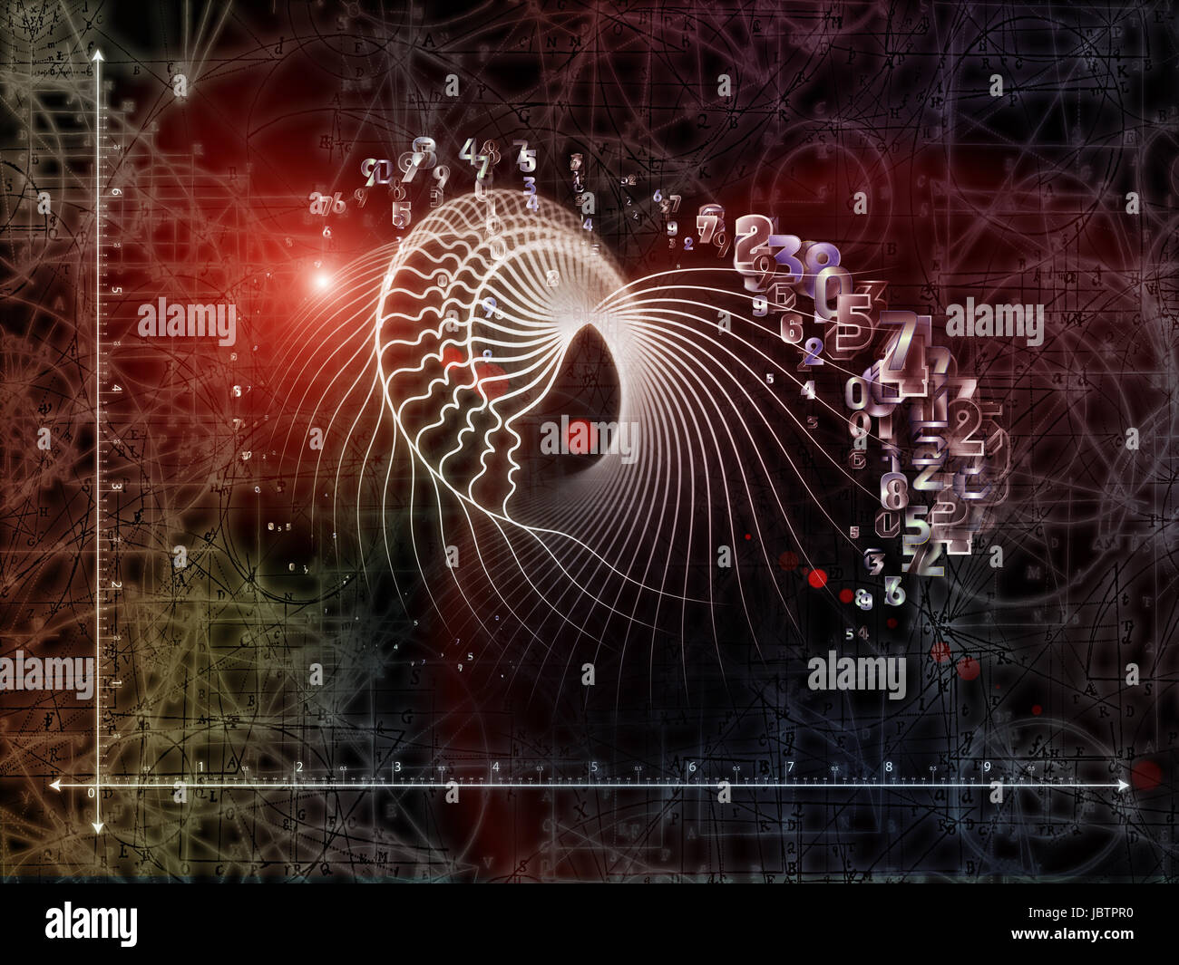 Strange Geometry series. Composition of line drawing, math and geometry ...