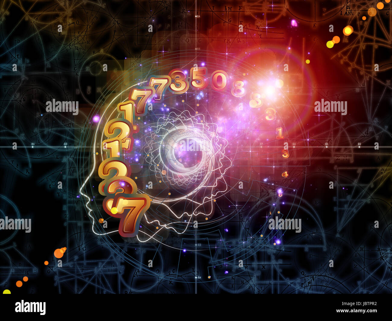 Strange Geometry series. Design composed of line drawing, math and ...