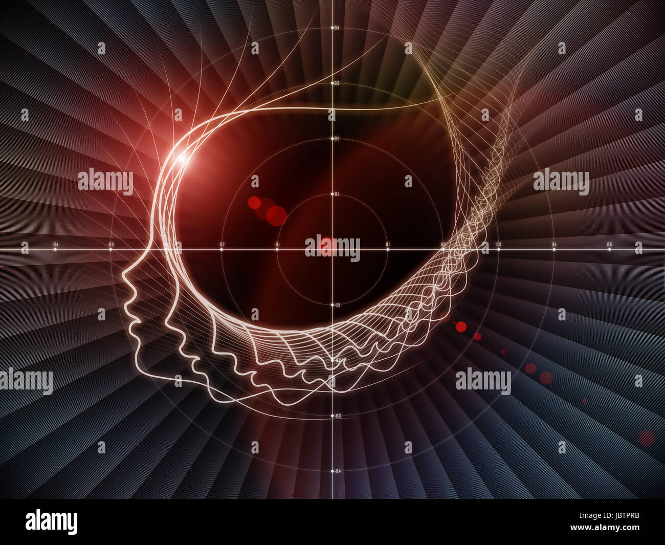 Strange Geometry series. Design made of line drawing, math and geometry ...
