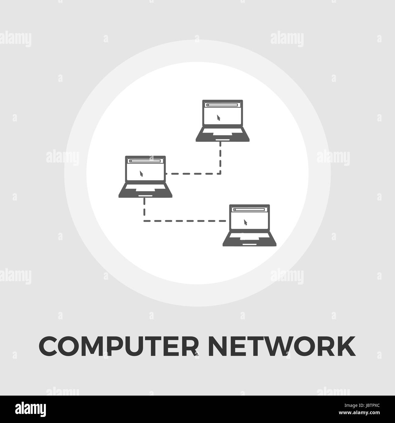 Computer sync icon vector. Flat icon isolated on the white background ...