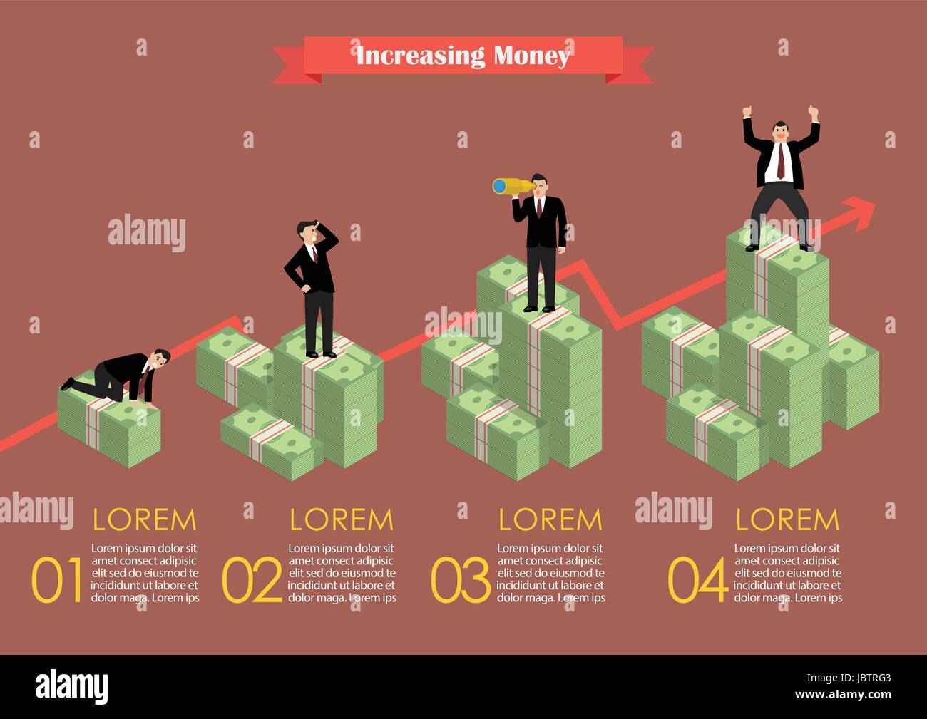 Increasing economic activity Stock Vector Images - Alamy