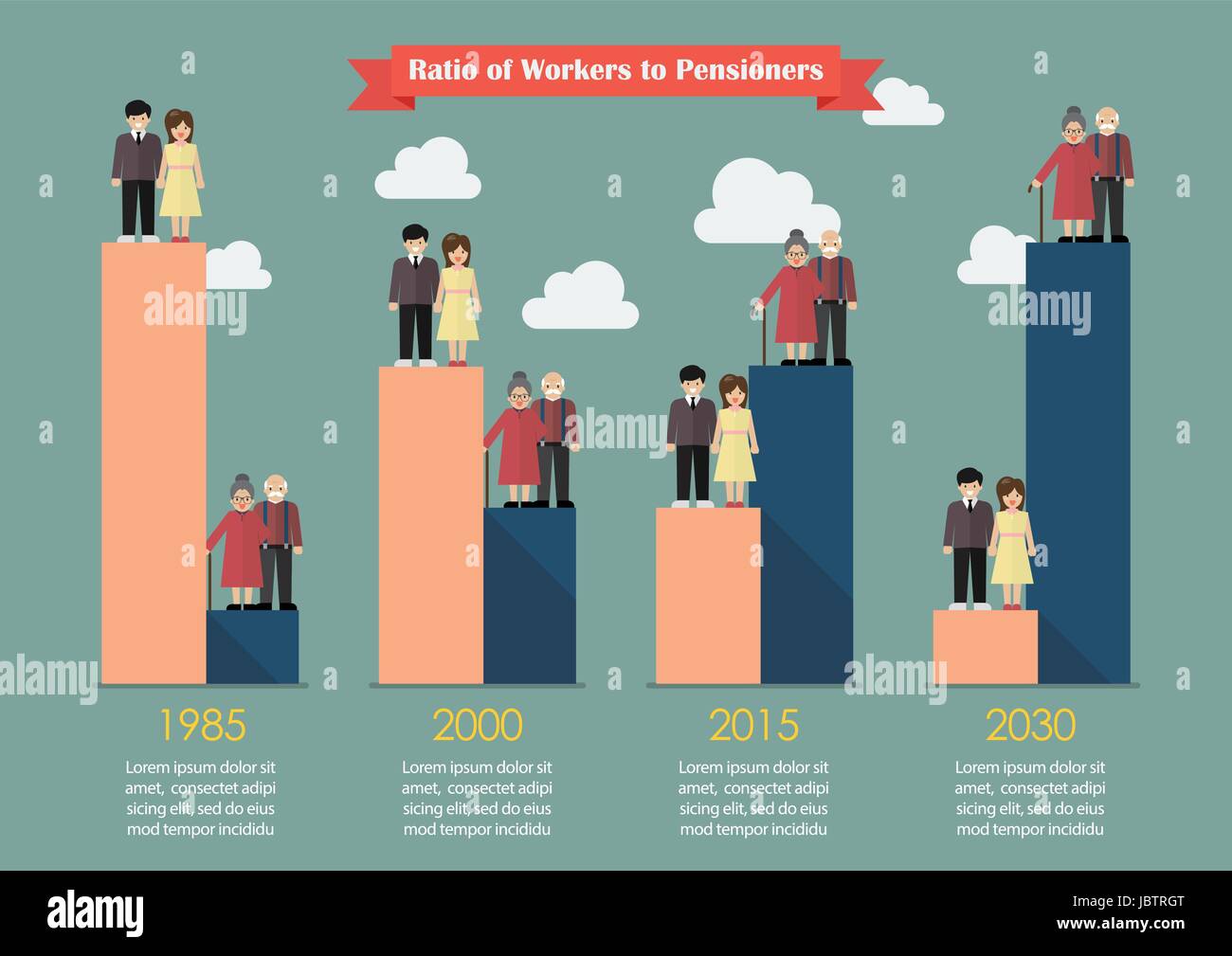 Population growth cartoon hi-res stock photography and images - Alamy