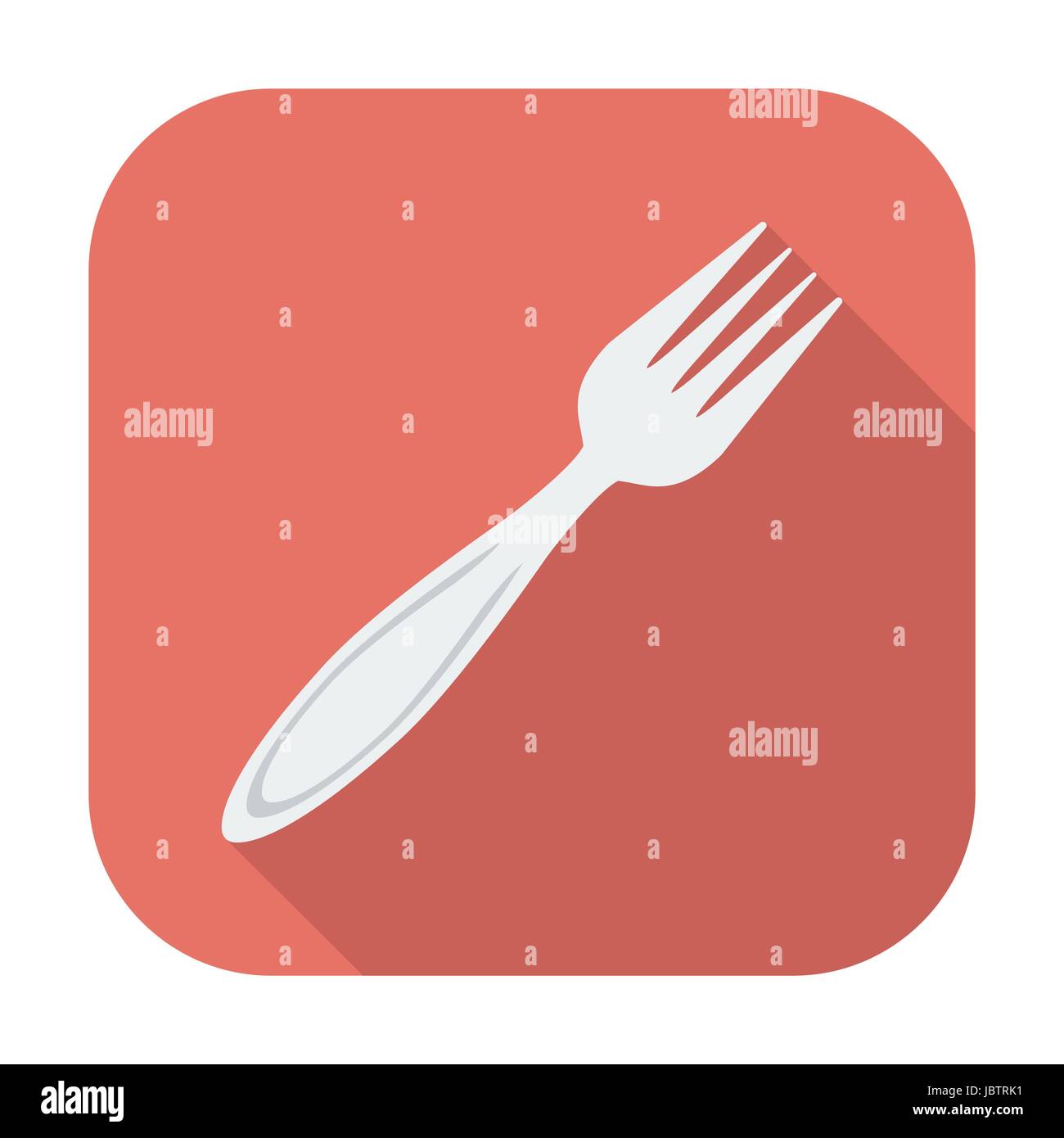 Dining fork isolated single Stock Vector Images - Alamy