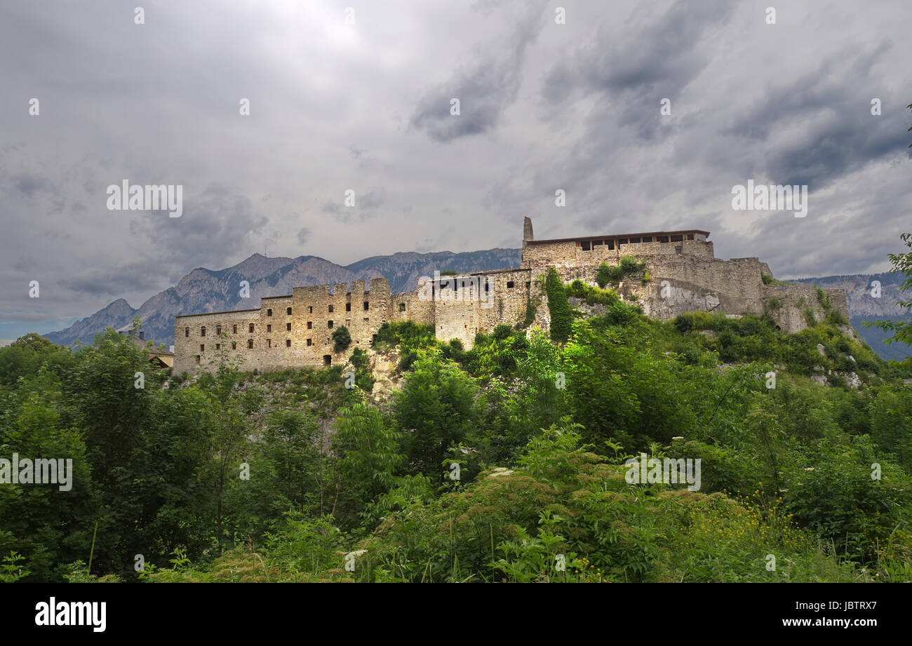 klosterruine arnoldstein in southern carinthia / austria Stock Photo ...