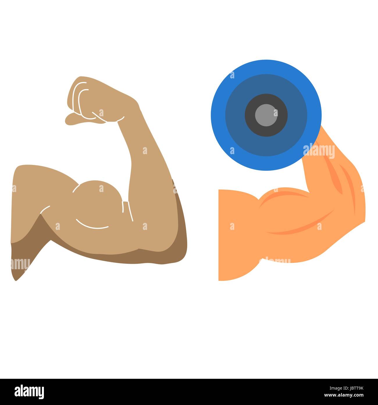 Strong hand, muscles and bicep Stock Vector Image & Art - Alamy