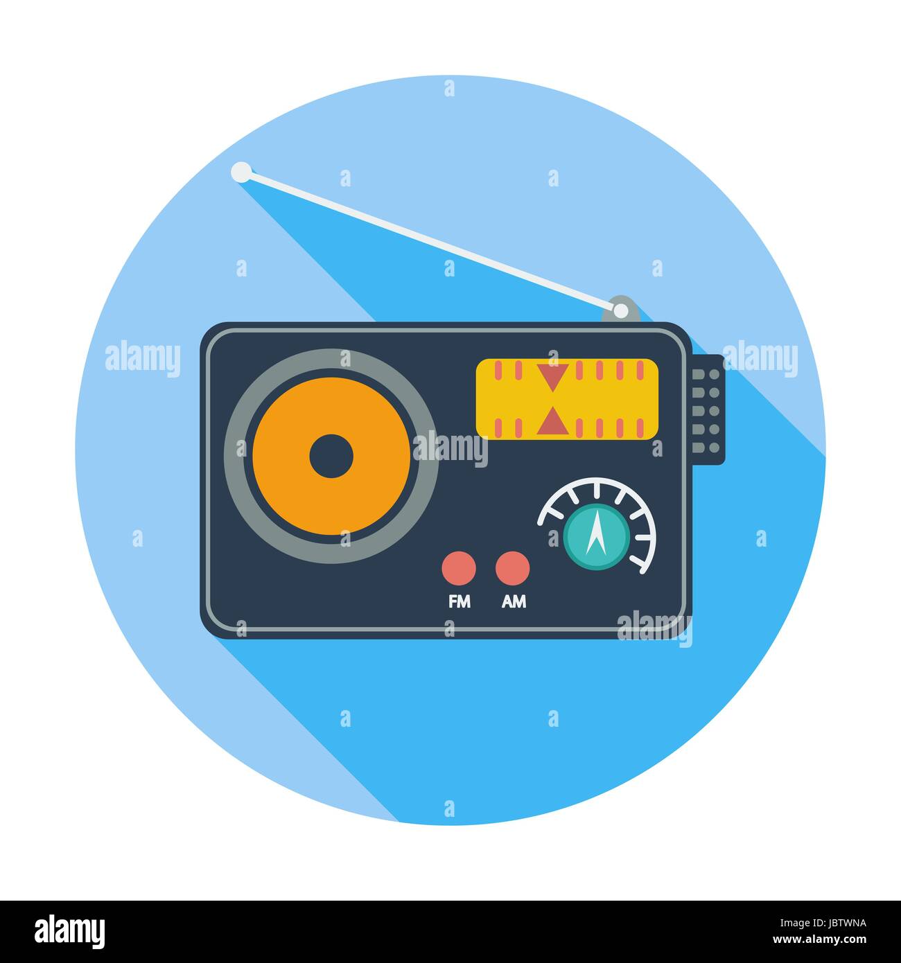 Classic radio dial Stock Vector Images - Alamy