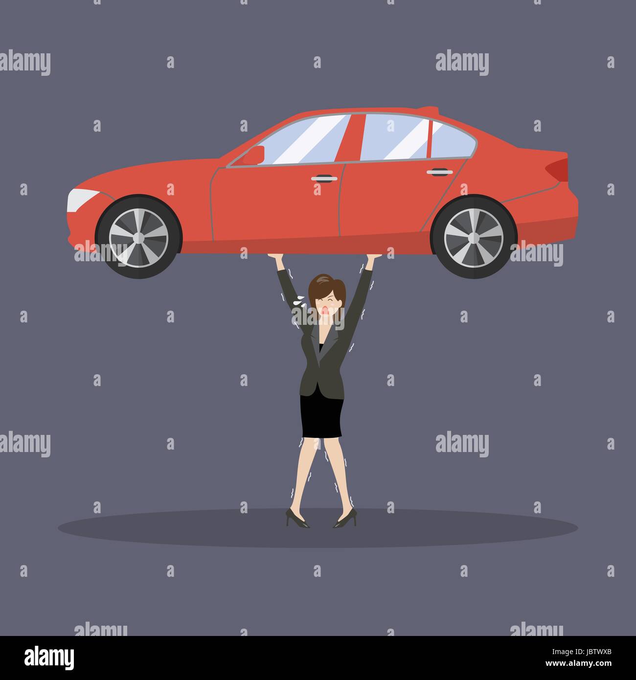 Weak man strong woman hi-res stock photography and images - Alamy