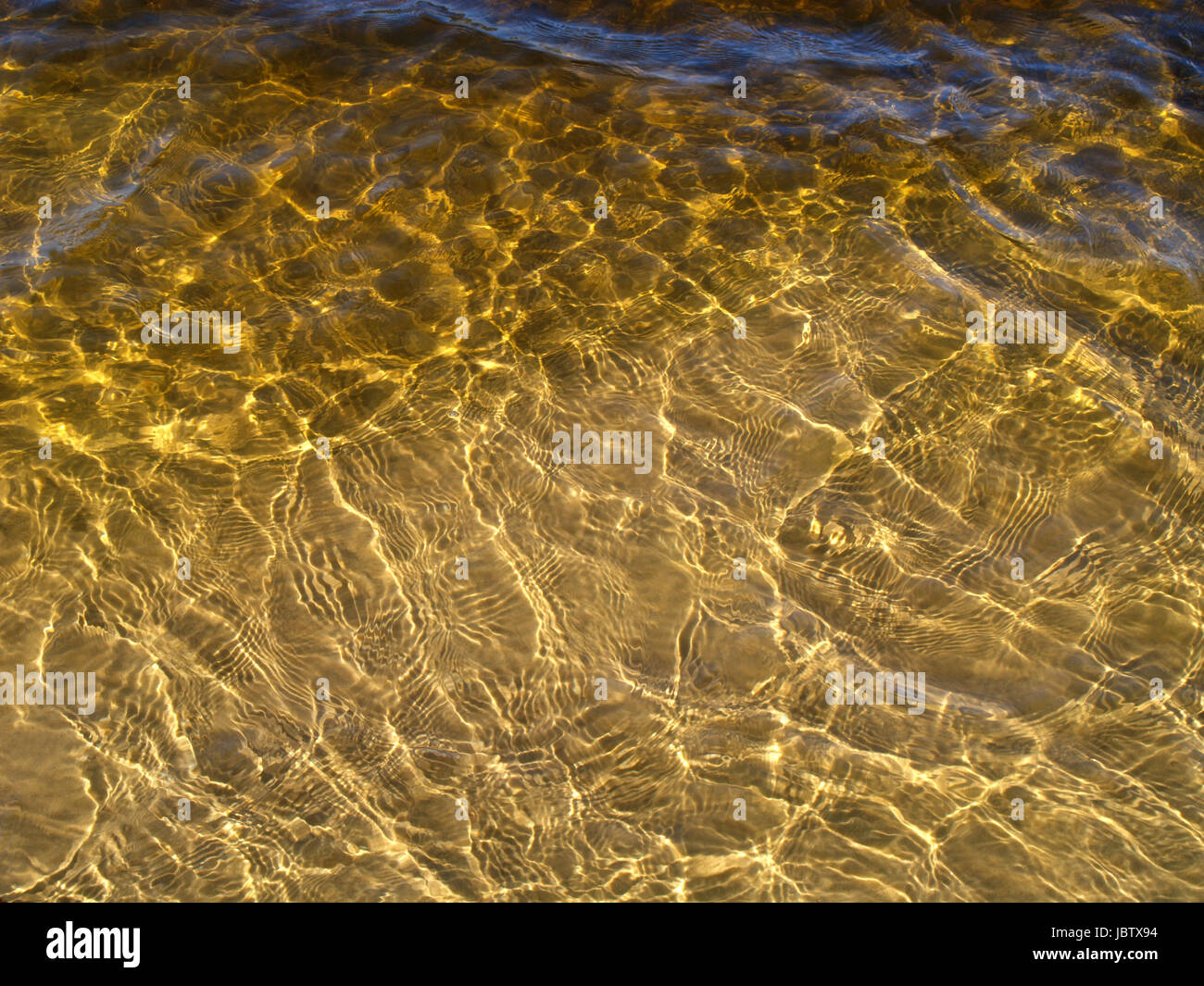 Sunlight on water Stock Photo - Alamy