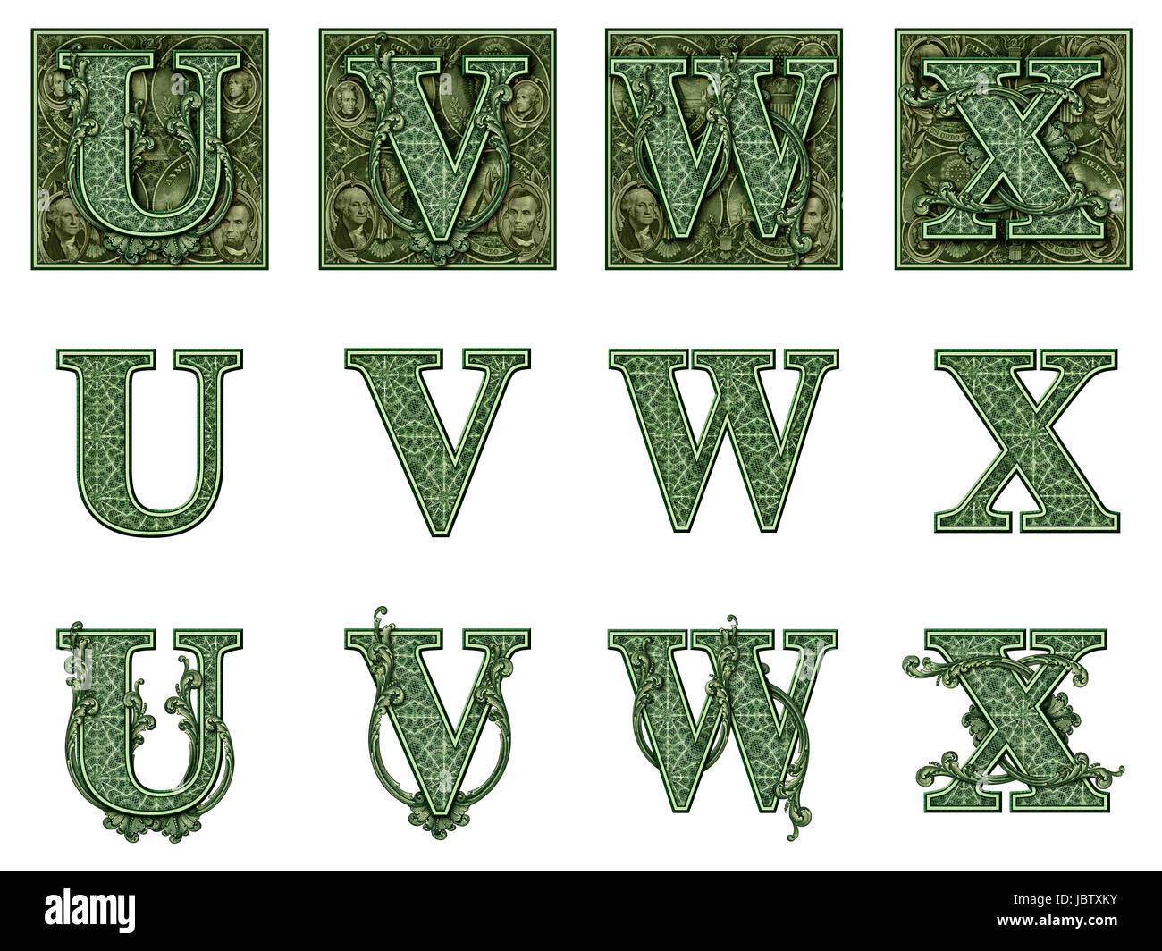 Dow alphabet Cut Out Stock Images & Pictures - Alamy