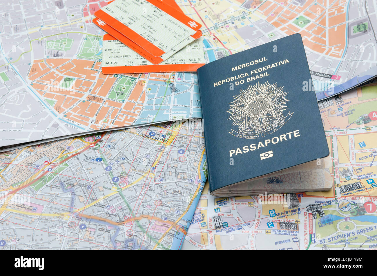 Visa maps hi-res stock photography and images - Alamy