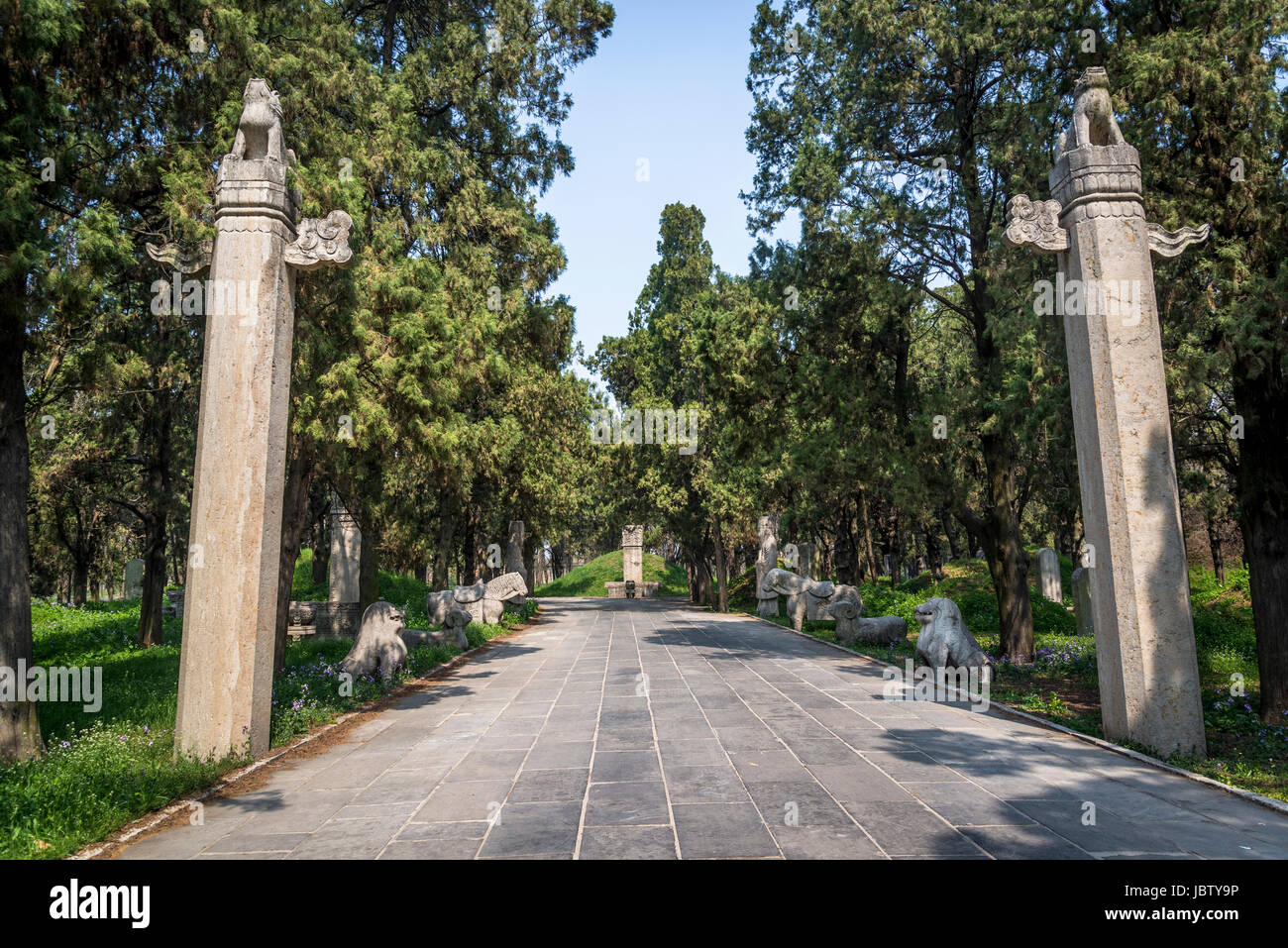 Tomb group of Qing Dynasty, Cemetery of Confucius (Kong Lin), Qufu ...