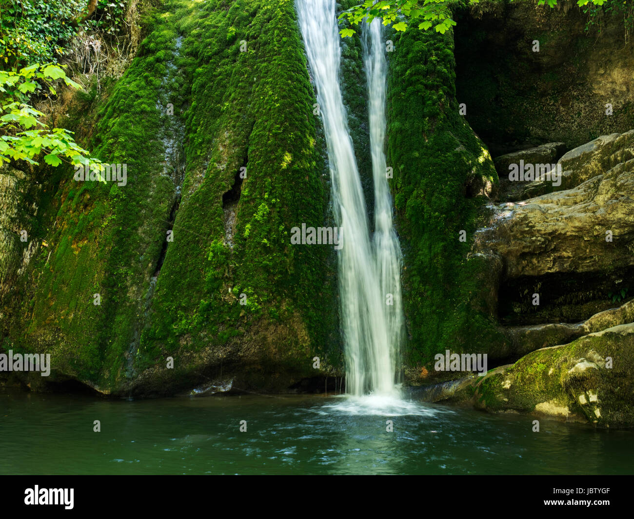 Janets Foss Waterfall on Gordale Beck near Malham North Yorkshire ...