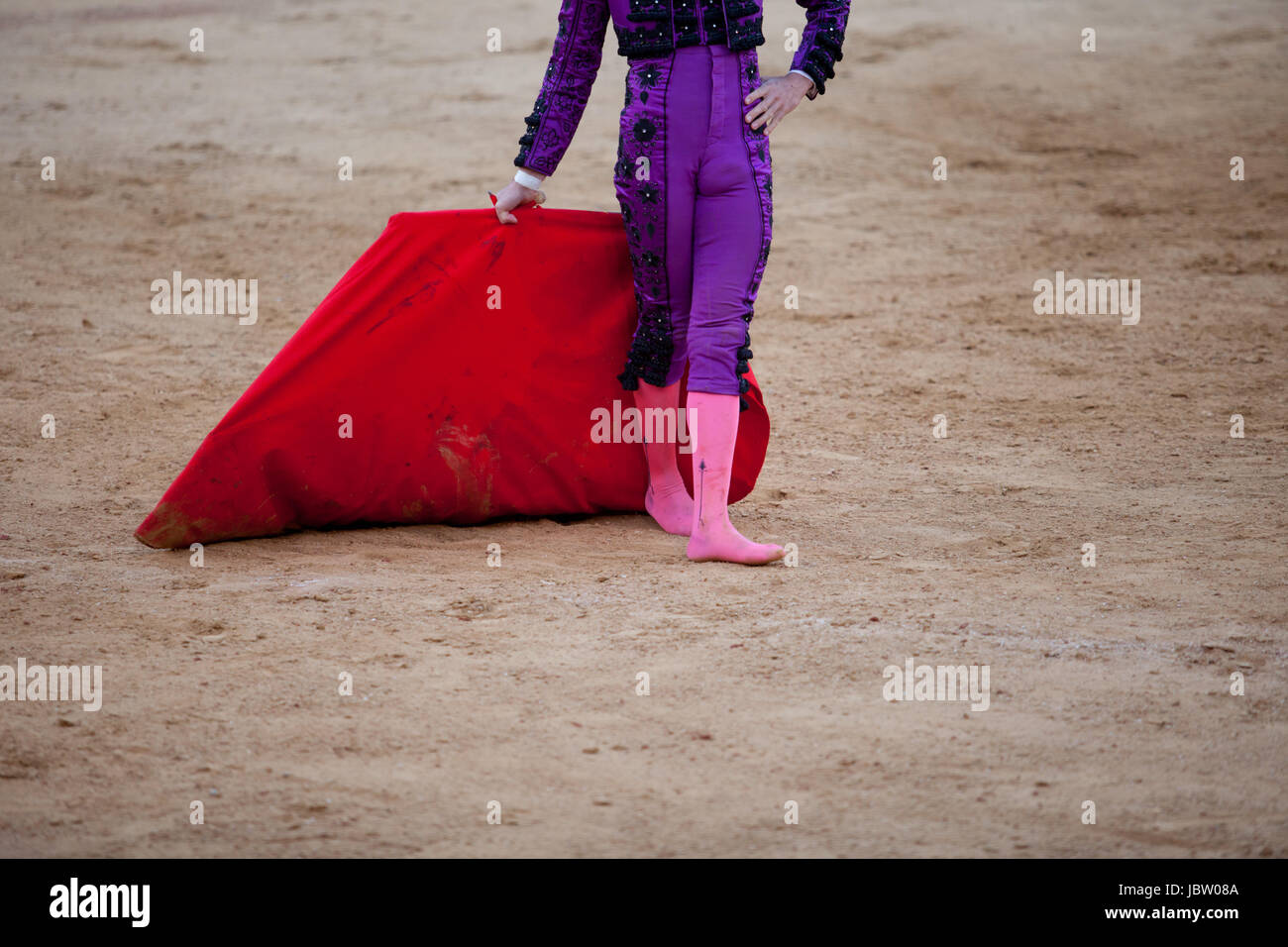 Bullfighter capote cape spain hi-res stock photography and images - Alamy
