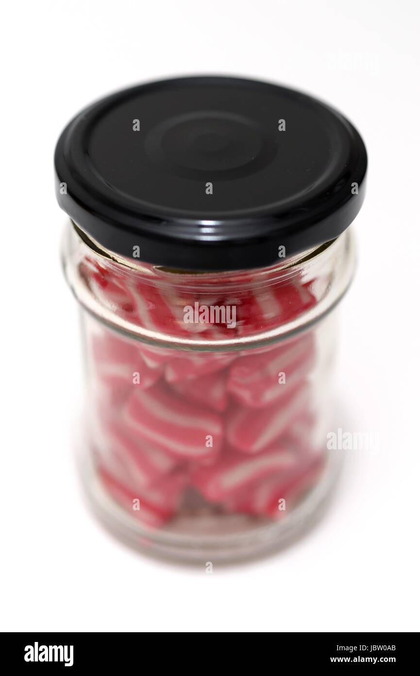 Boiled Sweets Red White Stock Photos & Boiled Sweets Red White Stock ...