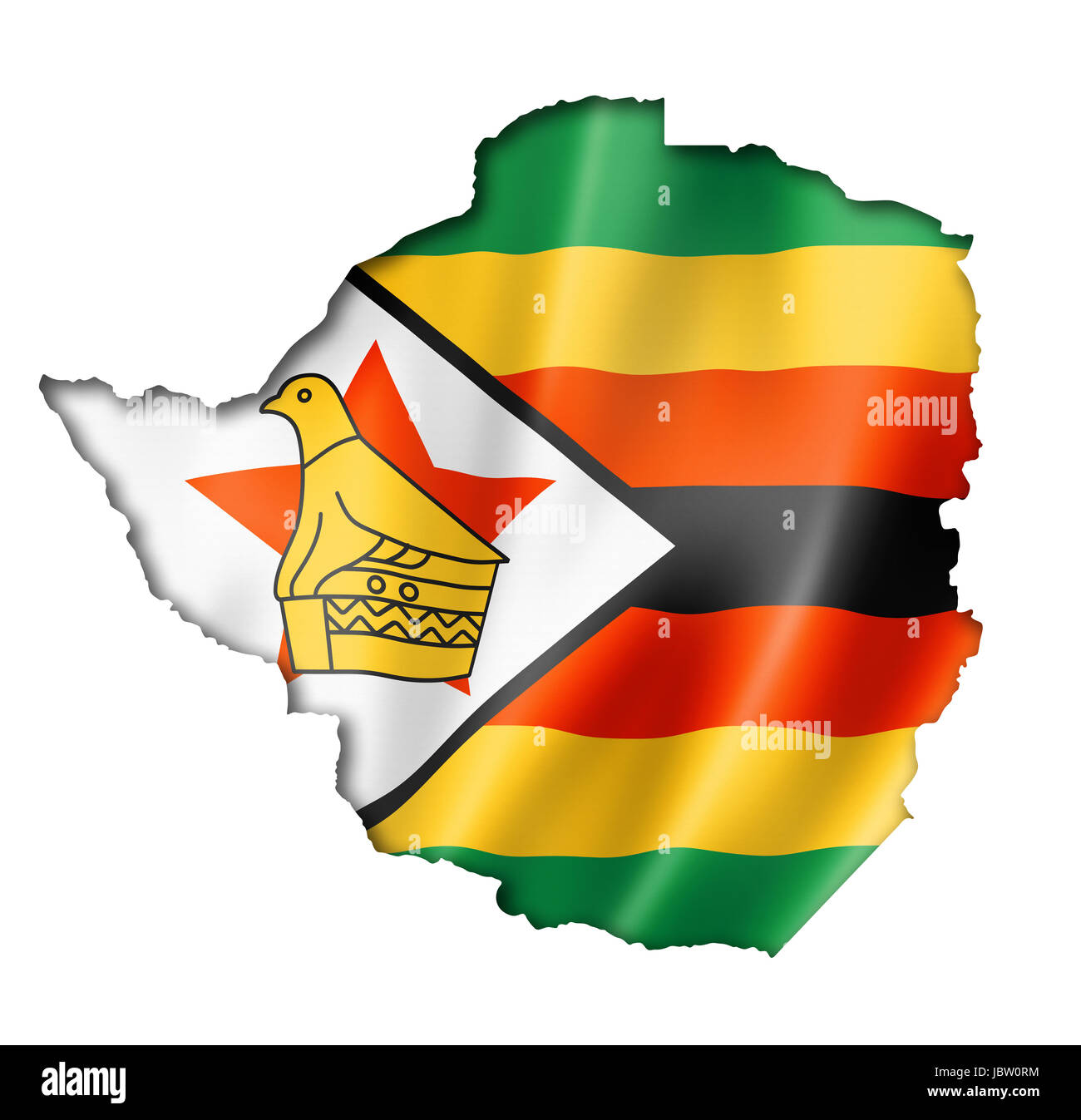 Map zimbabwe national flag on hi-res stock photography and images - Alamy
