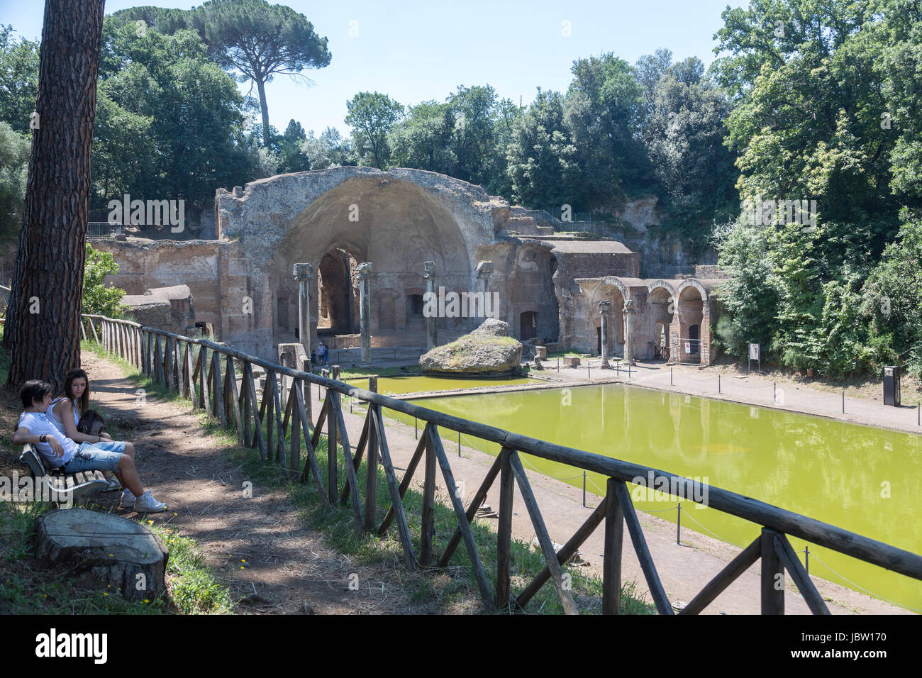 Hadrian's Villa, Tivoli, Rome, Italy Stock Photo - Alamy