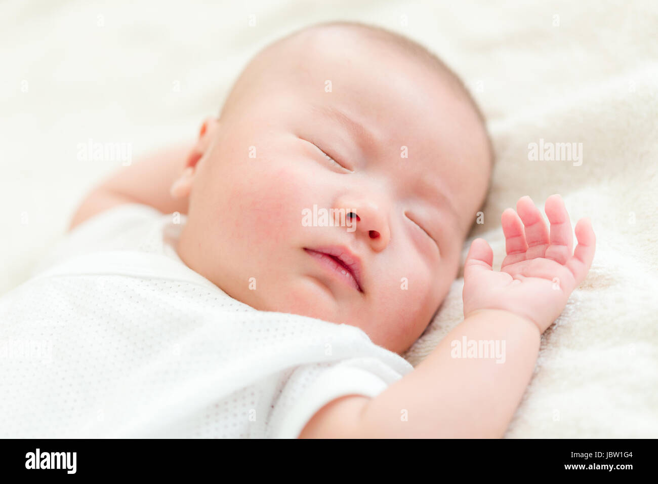 New born baby sleep Stock Photo - Alamy