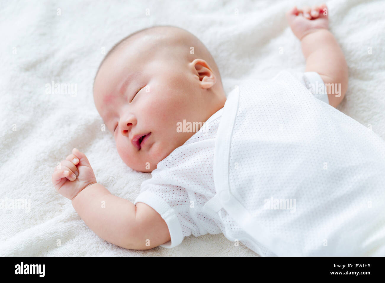 New born baby sleep Stock Photo - Alamy