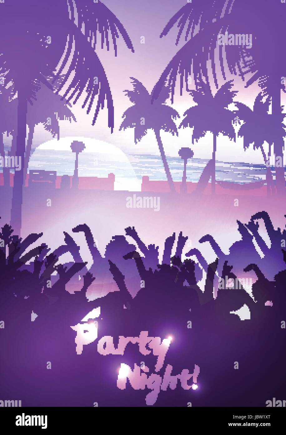 Summer Beach Party Night