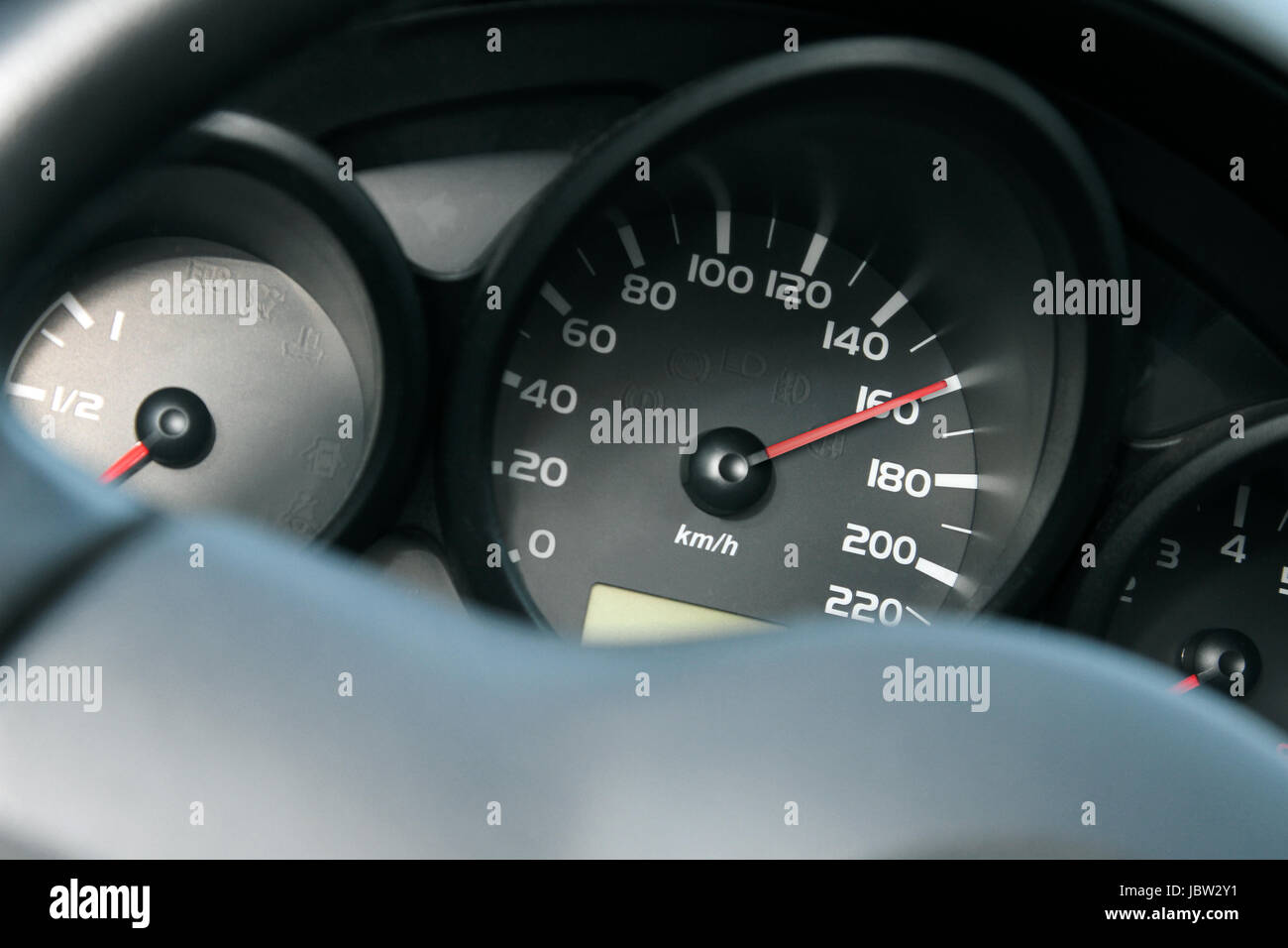 dashboard of car going fast. high speed concept Stock Photo - Alamy
