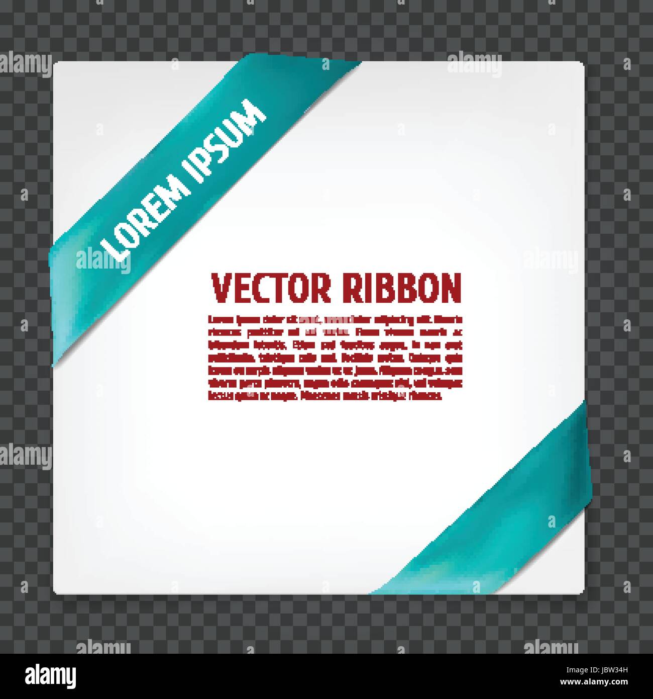 Corner vector ribbon Stock Vector Image & Art - Alamy