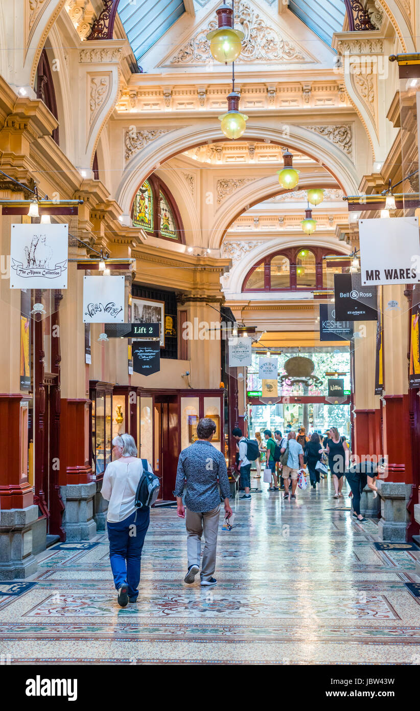 The Block arcade, Melbourne, Australia Stock Photo - Alamy