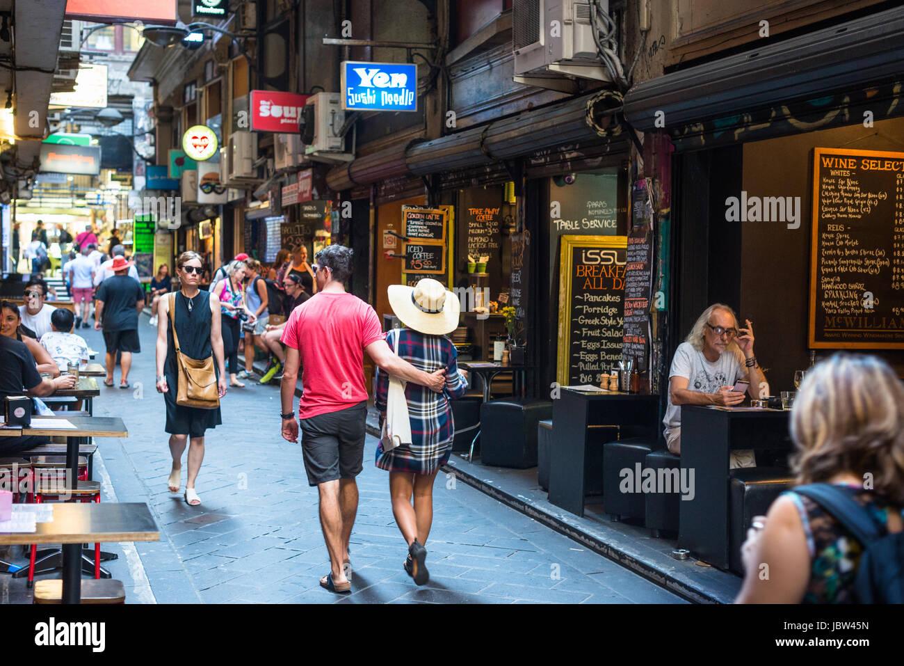 Melbourne alley way ways hi-res stock photography and images - Alamy
