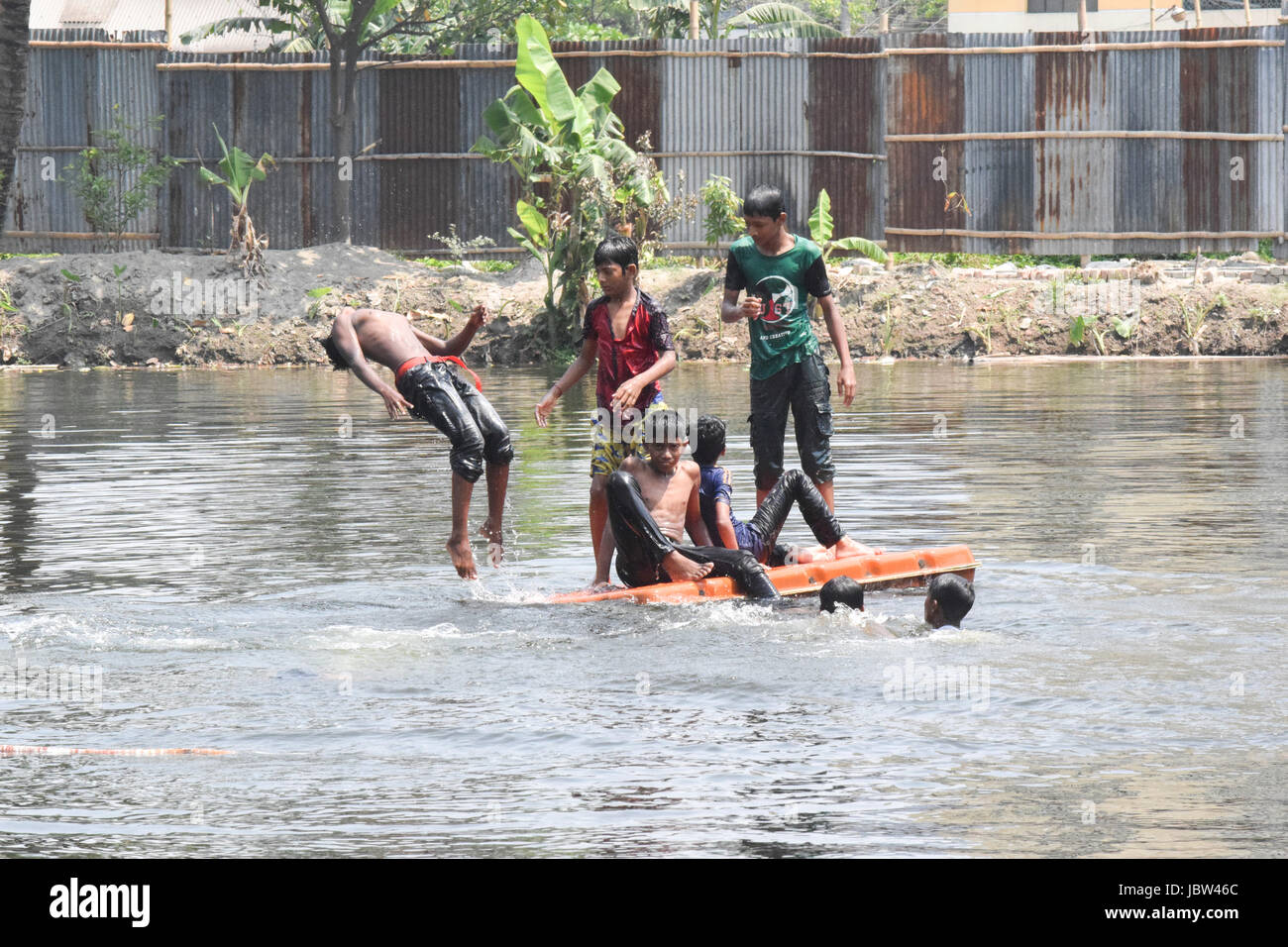 People on boat Stock Photo - Alamy