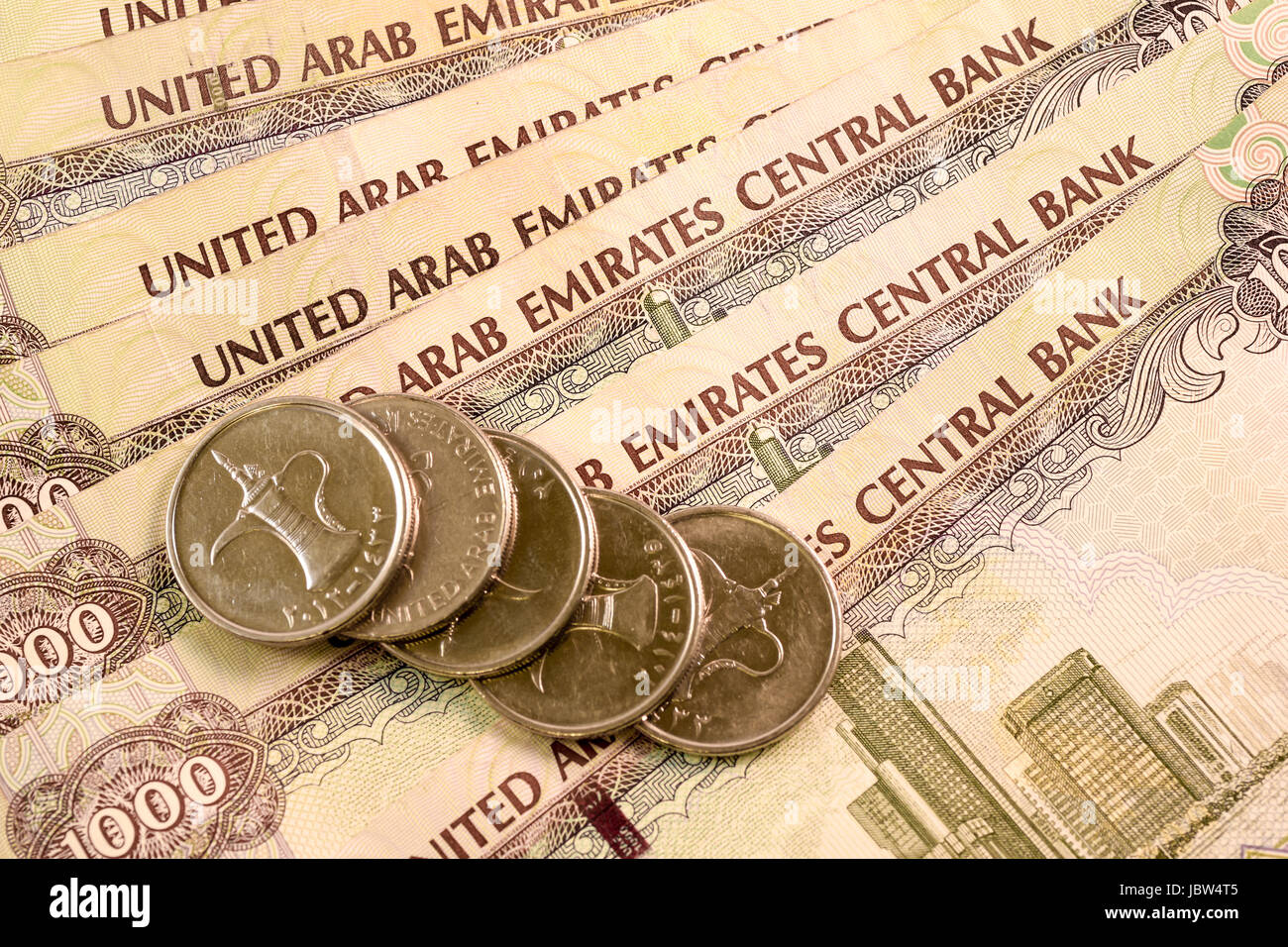 Uae coin coins dirham oil hi-res stock photography and images - Alamy