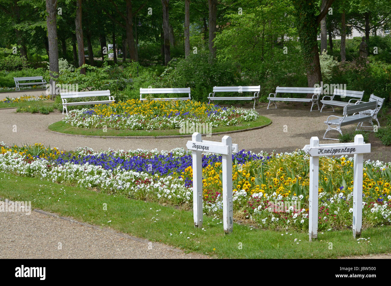 Kurpark in Bad Bocklet Stock Photo - Alamy
