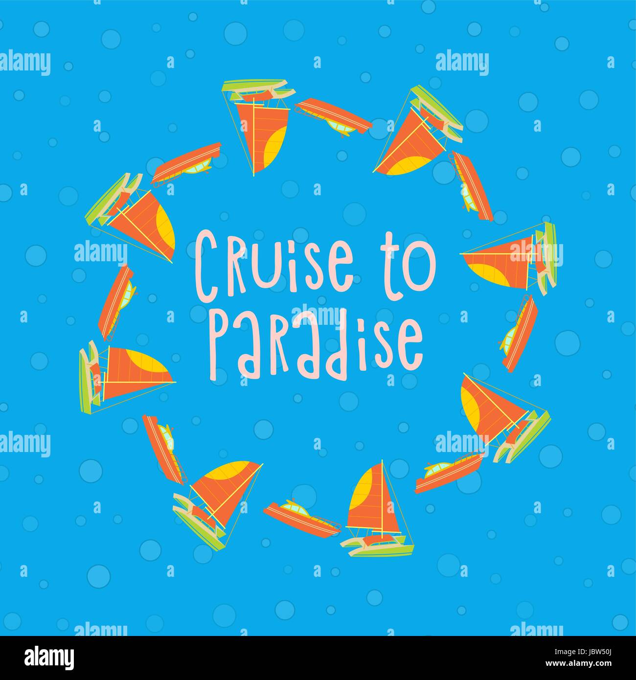 Round trip boats Stock Vector Images - Alamy