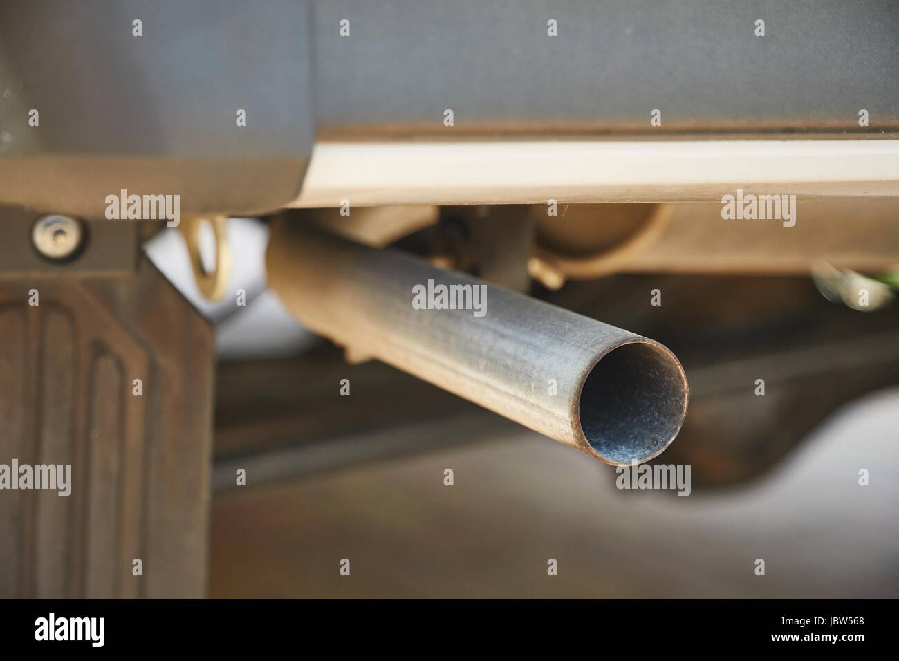Exhaust pipe of a car Stock Photo - Alamy