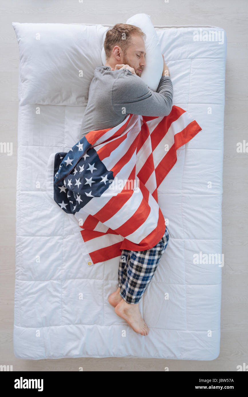Wrapped in us flag hi-res stock photography and images - Alamy