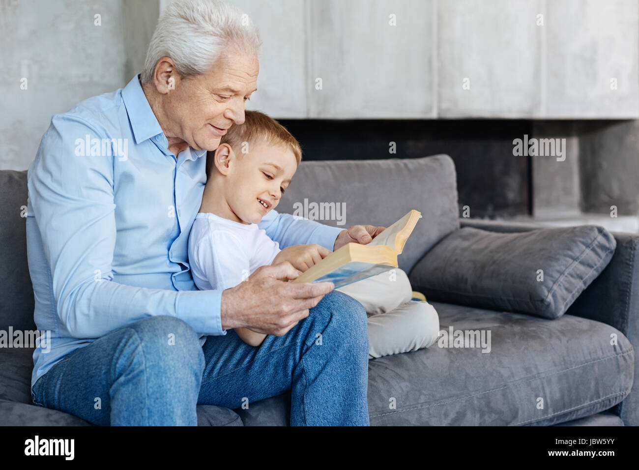 Grandfather grandson grandpa friendship hi-res stock photography and ...