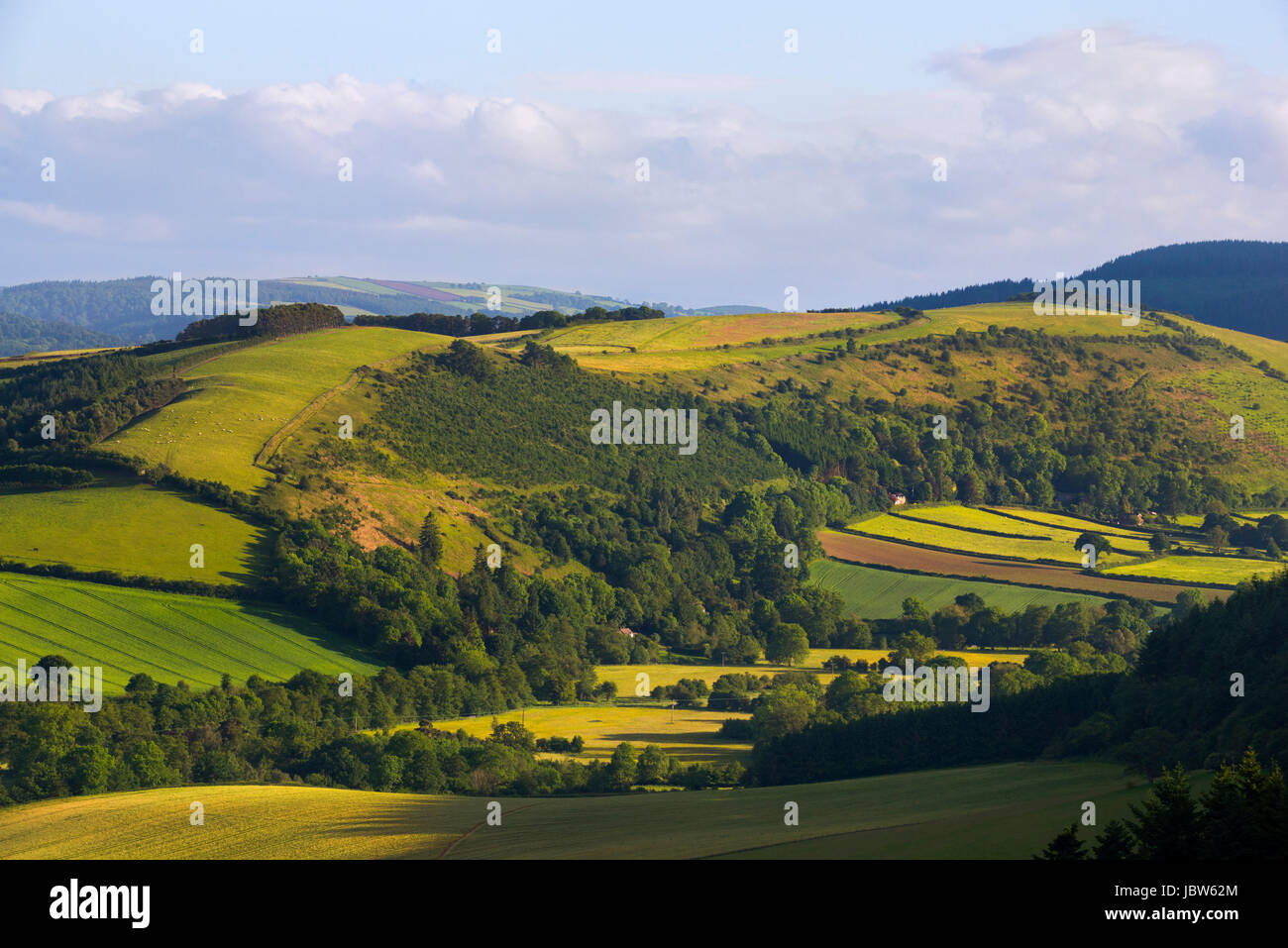 Shropshire hopesay hill hi-res stock photography and images - Alamy