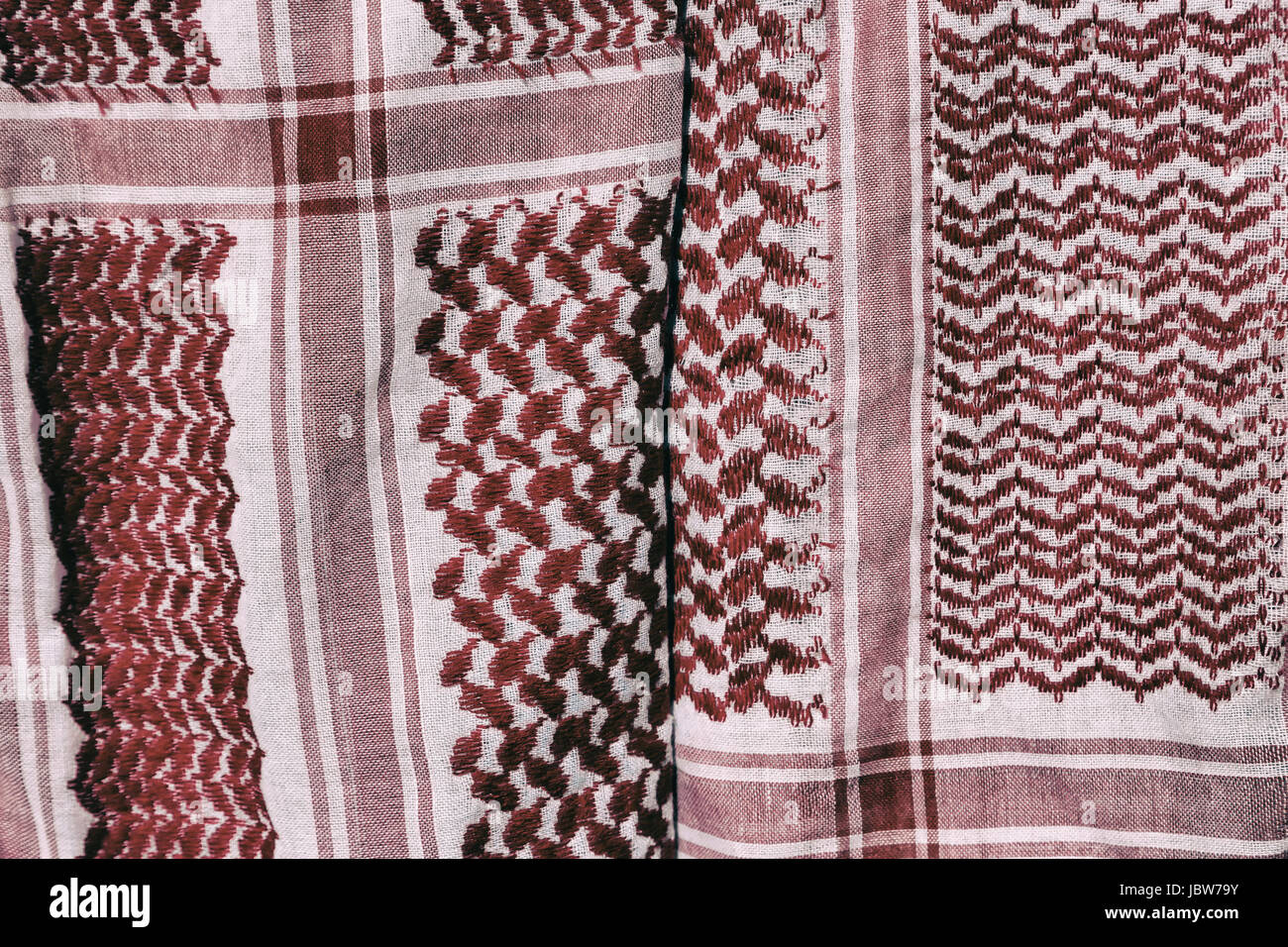 the texture of the cotton traditional symbolic arabian scarf like ...